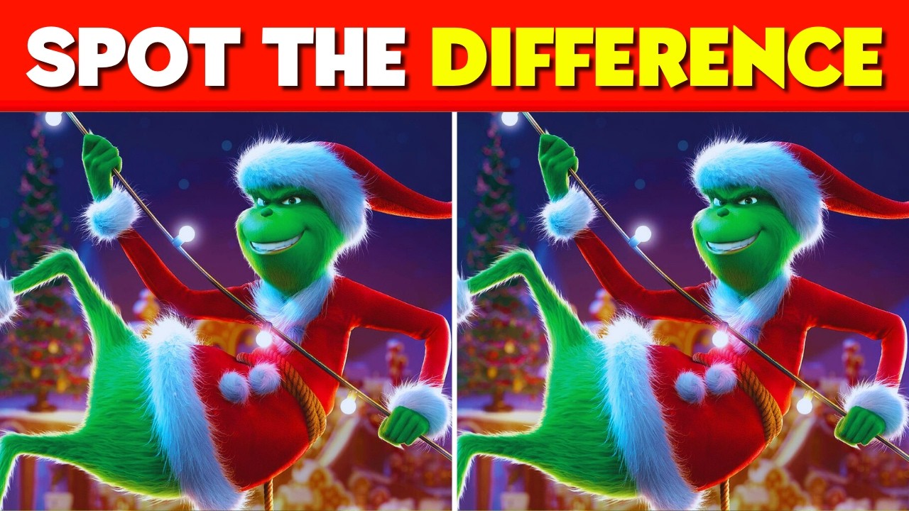 🎅 Christmas 🎄 Spot the Difference | Find the Differences | Christmas Picture Puzzle Game - YouTube