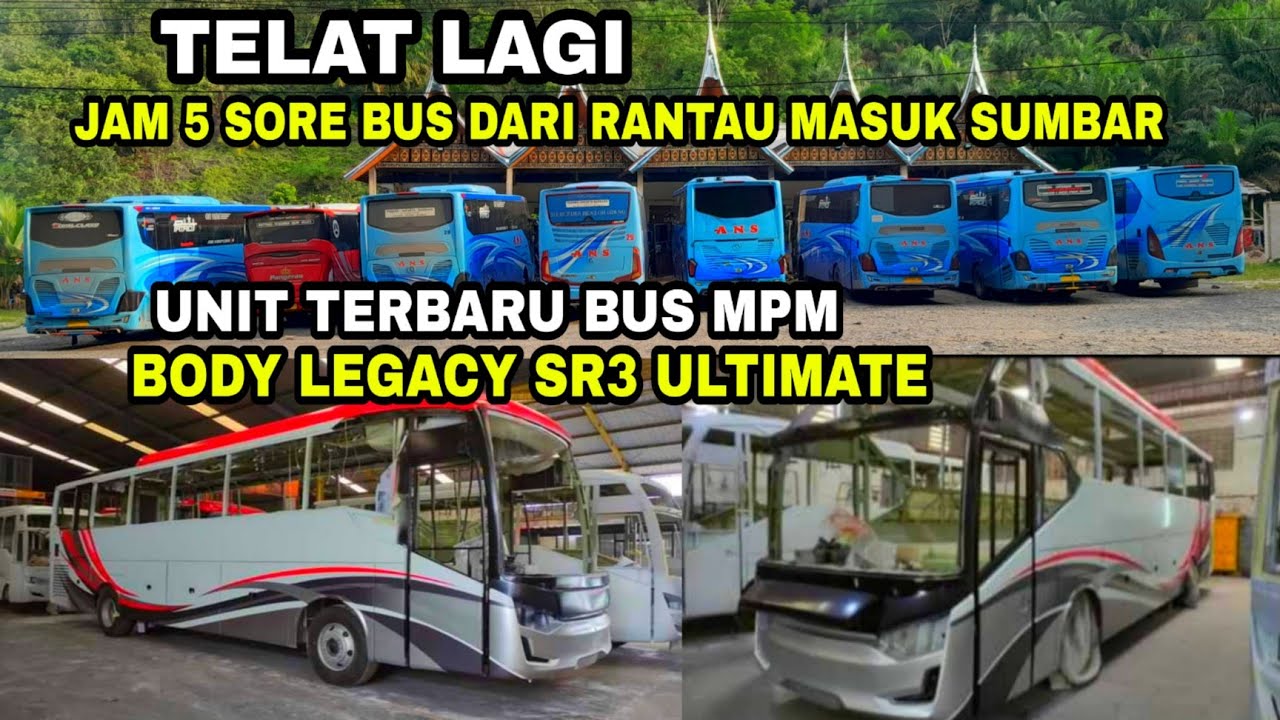 WOW !! UNIT TERBARU BUS MPM LEGACY SR3 ULTIMATE JADI YG PERTAMA DI ...