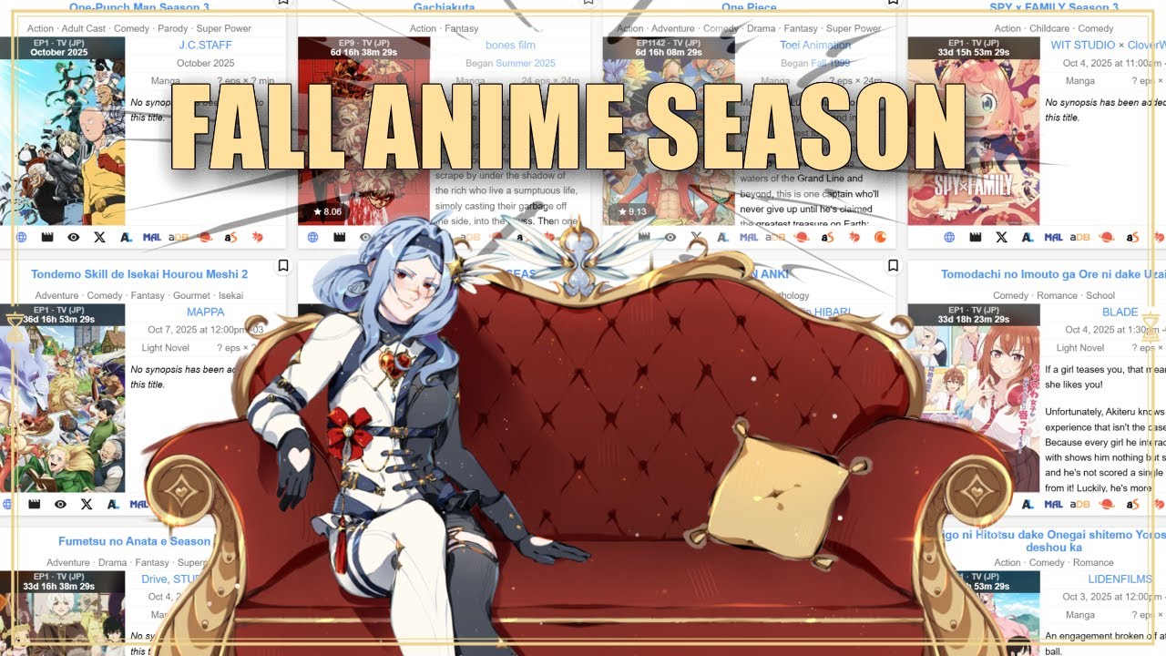 [FALL ANIME SEASON] let's watch some anime trailers and yap ...