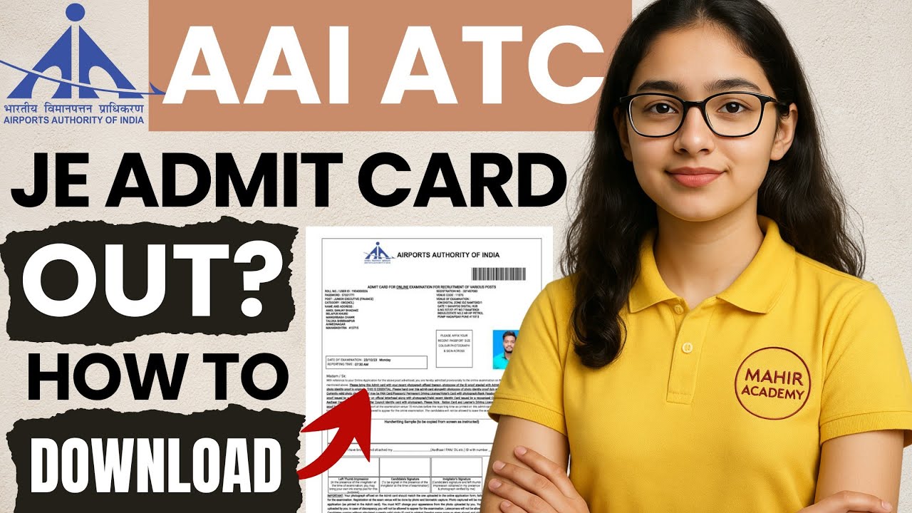 aai atc je admit card 2025 | aai atc junior executive admit card 2025 ...