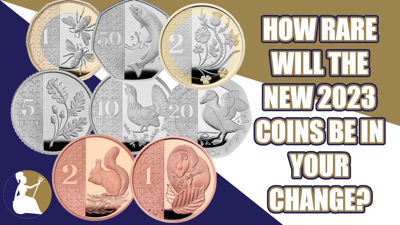 How Rare Will The New 2023 Coins Be In Your Change??? - YouTube