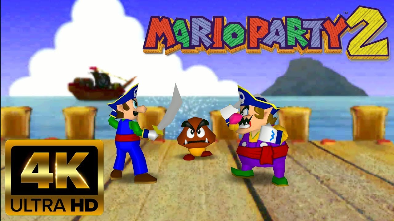 Mario Party 2 - All Duel Minigames [4K] - YouTube