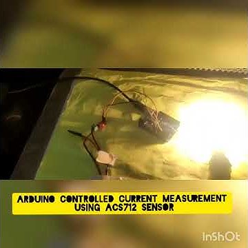 Arduino controlled current measurement using ACS712 sensor - YouTube