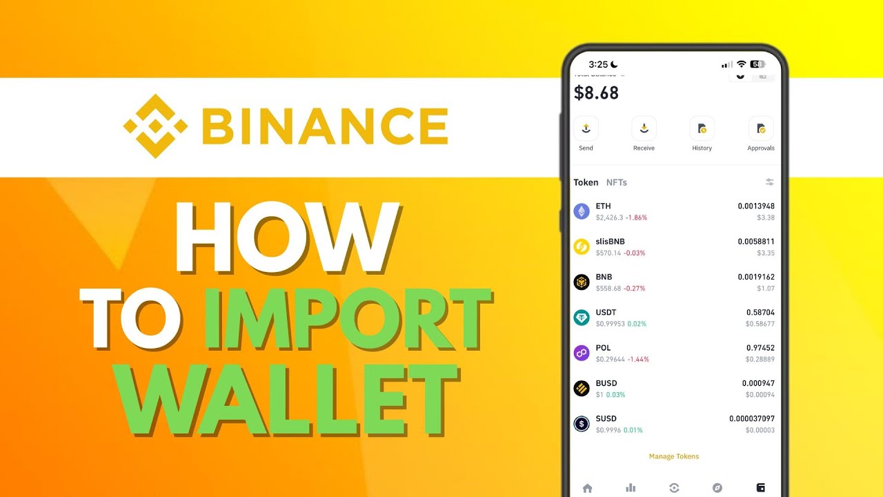 How to Import Wallet on Binance - YouTube