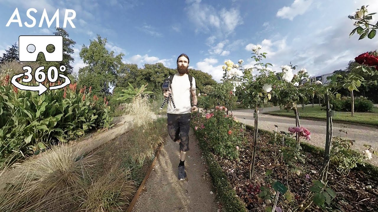 ASMR 360 VR in the Park (Let's have a walk together) - YouTube