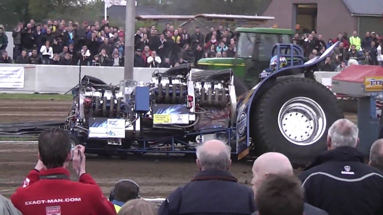 Tractor pulling CRASH - MPM Seaside Affair Loose Rear wheel @STROE 2010 ...