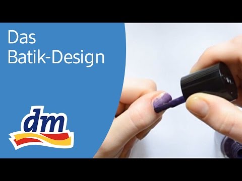 Blogger testen - Nägel im Batik-Design