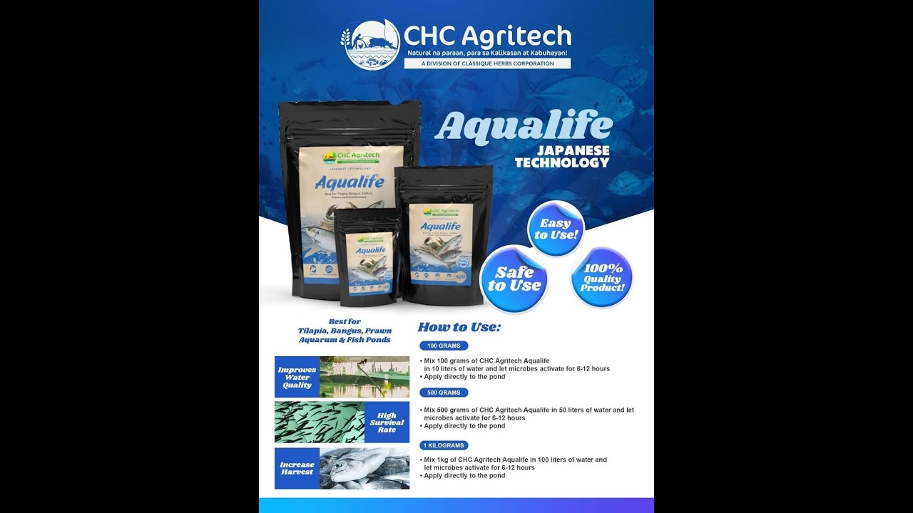 CHC agritech AQUALIFE information - YouTube