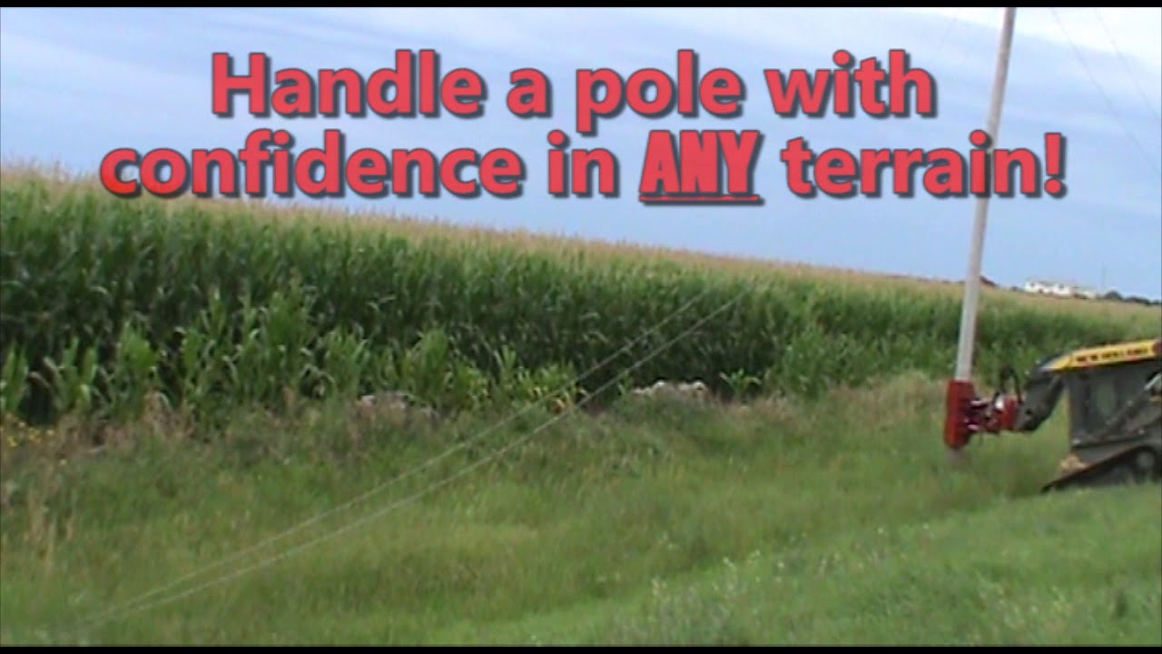 Heavy Duty Pole Setter (EZ-HD08) Lyon Lincoln Coop - YouTube
