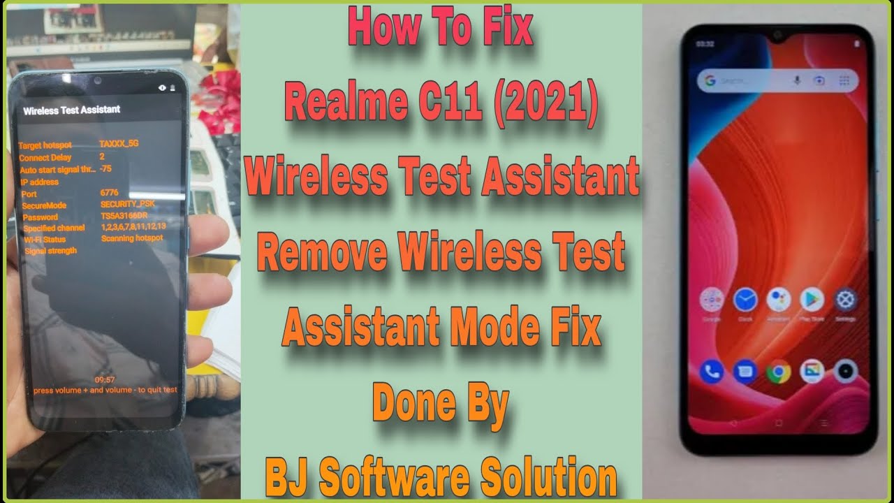 Realme C11 2021 Wireless Test Assistant Remove Wireless Test Assistant ...