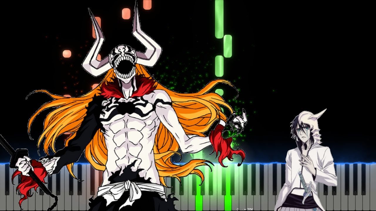 Bleach Shadows Masquerade Piano Cover Midi tutorial Sheet Ichigo vs ...