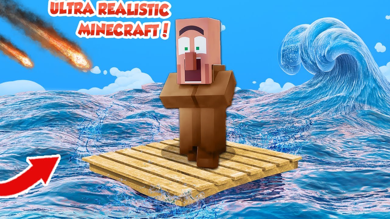 AKU NYIKSA VILLAGER MINECRAFT INI DI MINECRAFT ULTRA REALISTIC ...