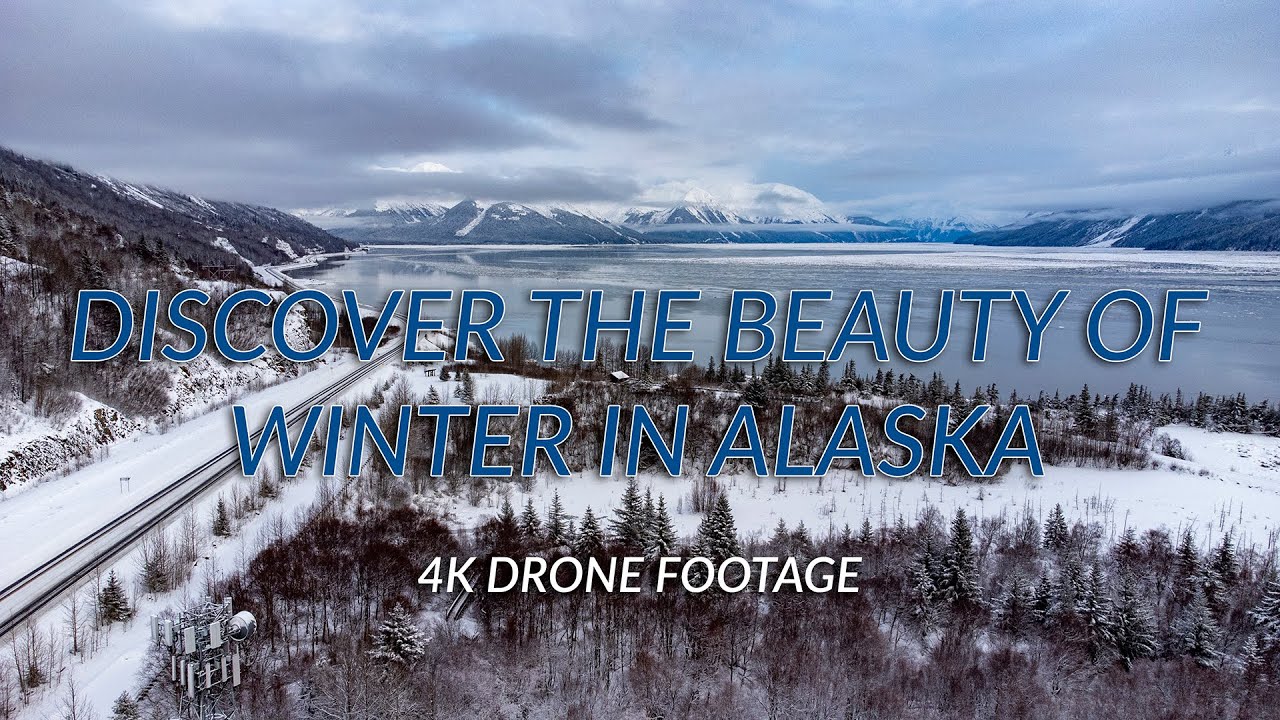 Discover the Beauty of Winter in Alaska - 4k Drone Footage - YouTube
