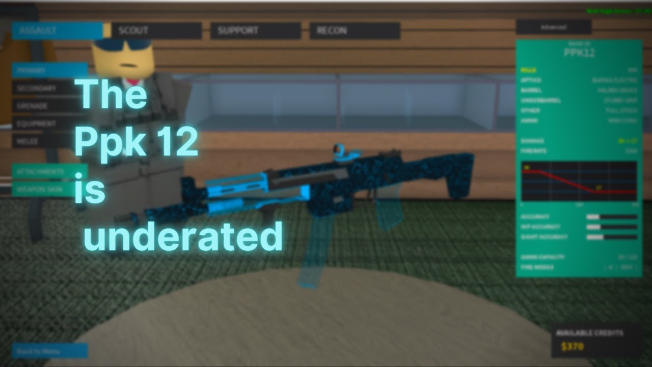 The ppk 12....Phantom forces Roblox ( aku 12 convo .) - YouTube