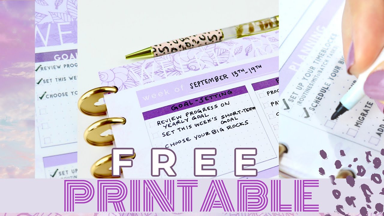 FREE PRINTABLE! | Checklist for Sunday Reset Routine & Weekly Prep ...