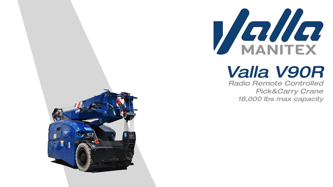 Manitex Valla V90R - YouTube