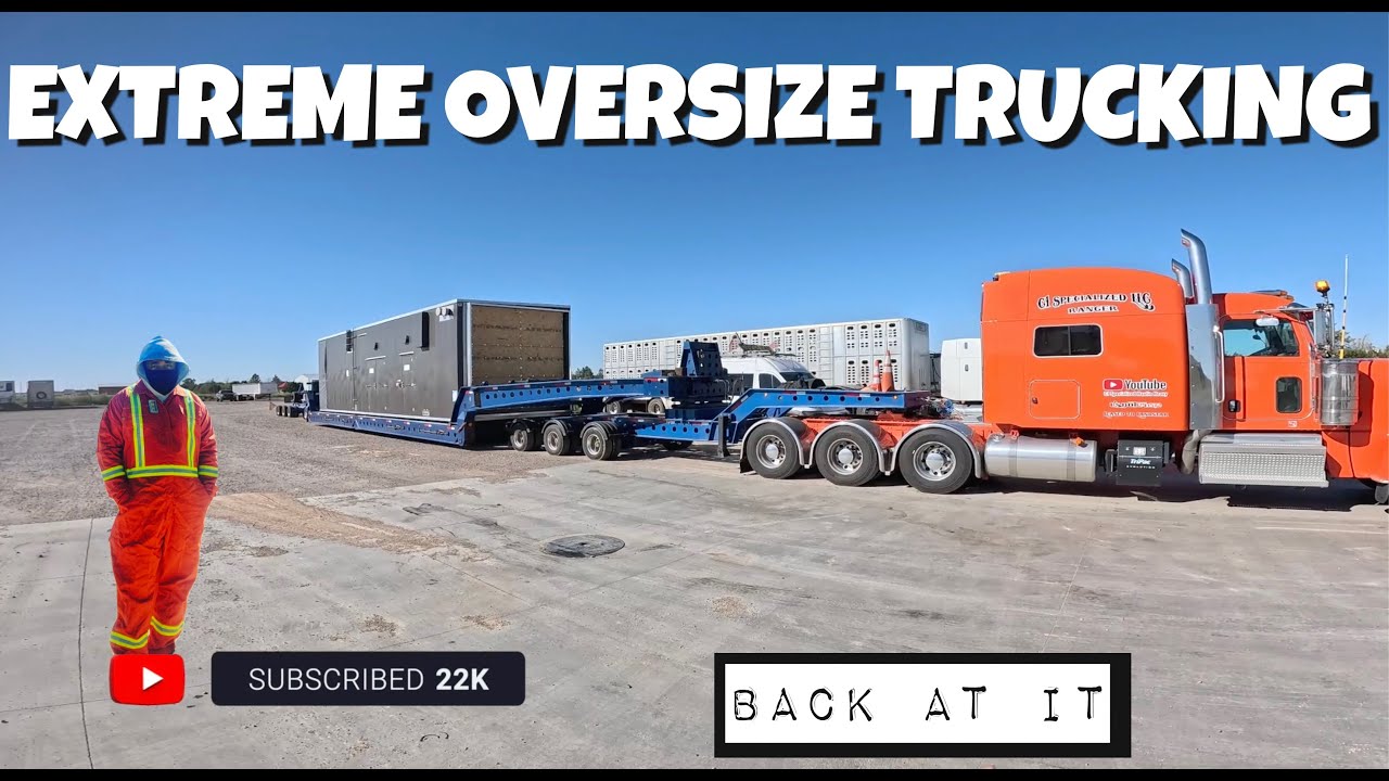 HEAVY HAUL#73 BIG RIG CHRONICLES EXTREM OVERSIZE TRUCKING PULLING A NEW ...
