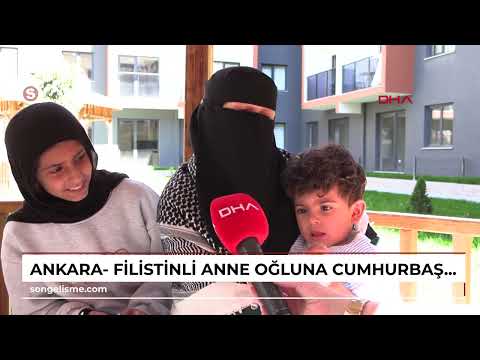 Ankara- Filistinli anne, oğluna Cumhurbaşkanı Erdoğan'ın ismini verdi