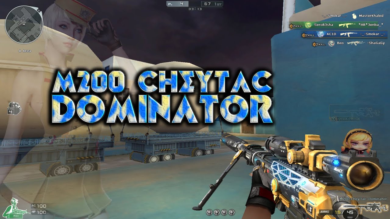 Crossfire West | M200 CheyTac-Dominator Free For All New Greece - YouTube