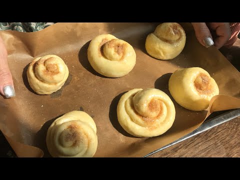 hamur bir bulut gibidir! inanılmaz yumuşak ve lezzetli tarçınlı çörekler! 🍂