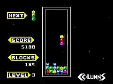 Columns on Sega Master System - YouTube