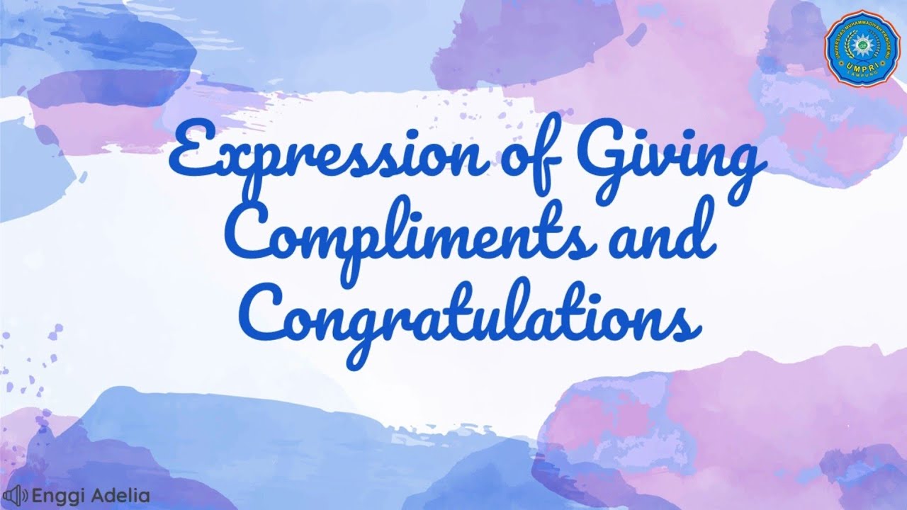 Expression of Giving Compliments & Congratulations for Tenth Grade ...