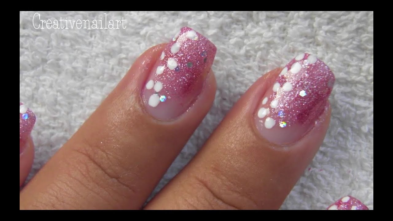 gel nail art look tutorial - YouTube