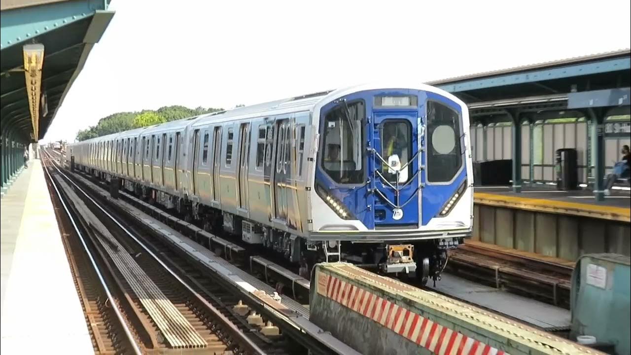 MTA NYCT Subway: New R211 Train @80 St Station - YouTube