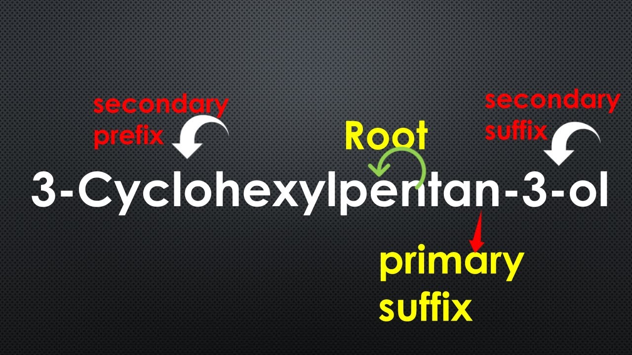 How to write structure of 3-Cyclohexylpentan-3-ol ? - YouTube