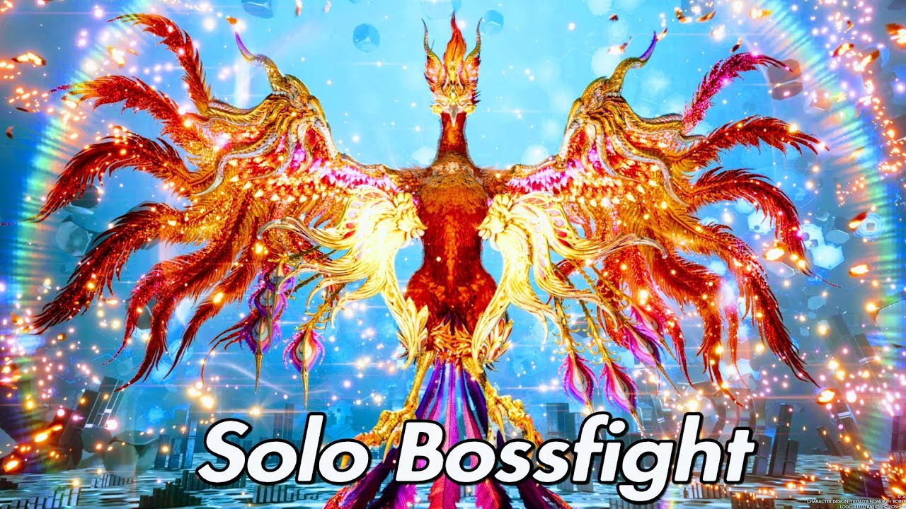 Cloud Vs Phoenix (Solo/Full Might/No Heal) - FF 7 Rebirth Boss Fight ...