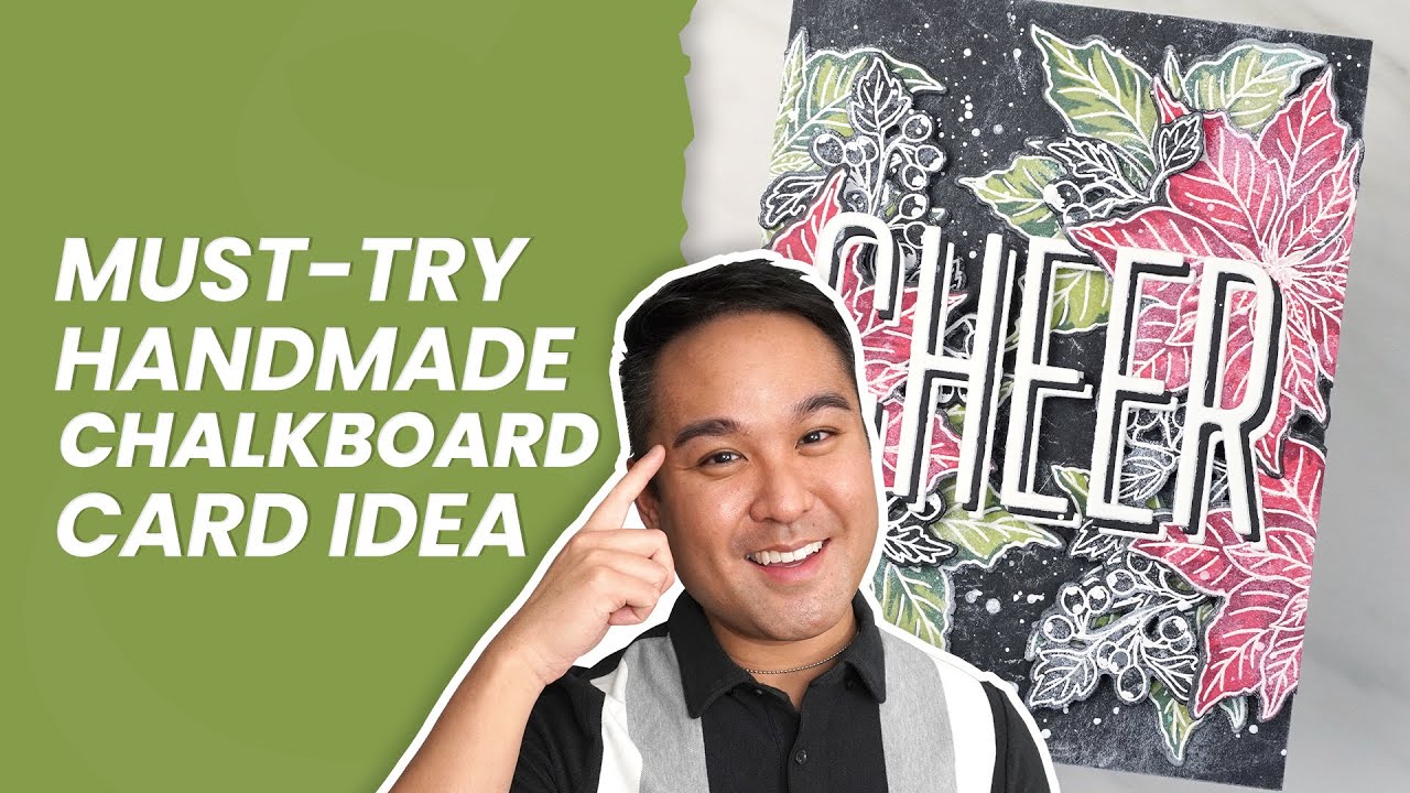 Irresistible Chalkboard Holiday Card in 4 Simplified Steps | Perfect ...