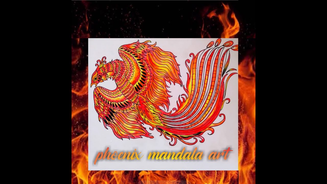 Phoenix Mandala art - YouTube