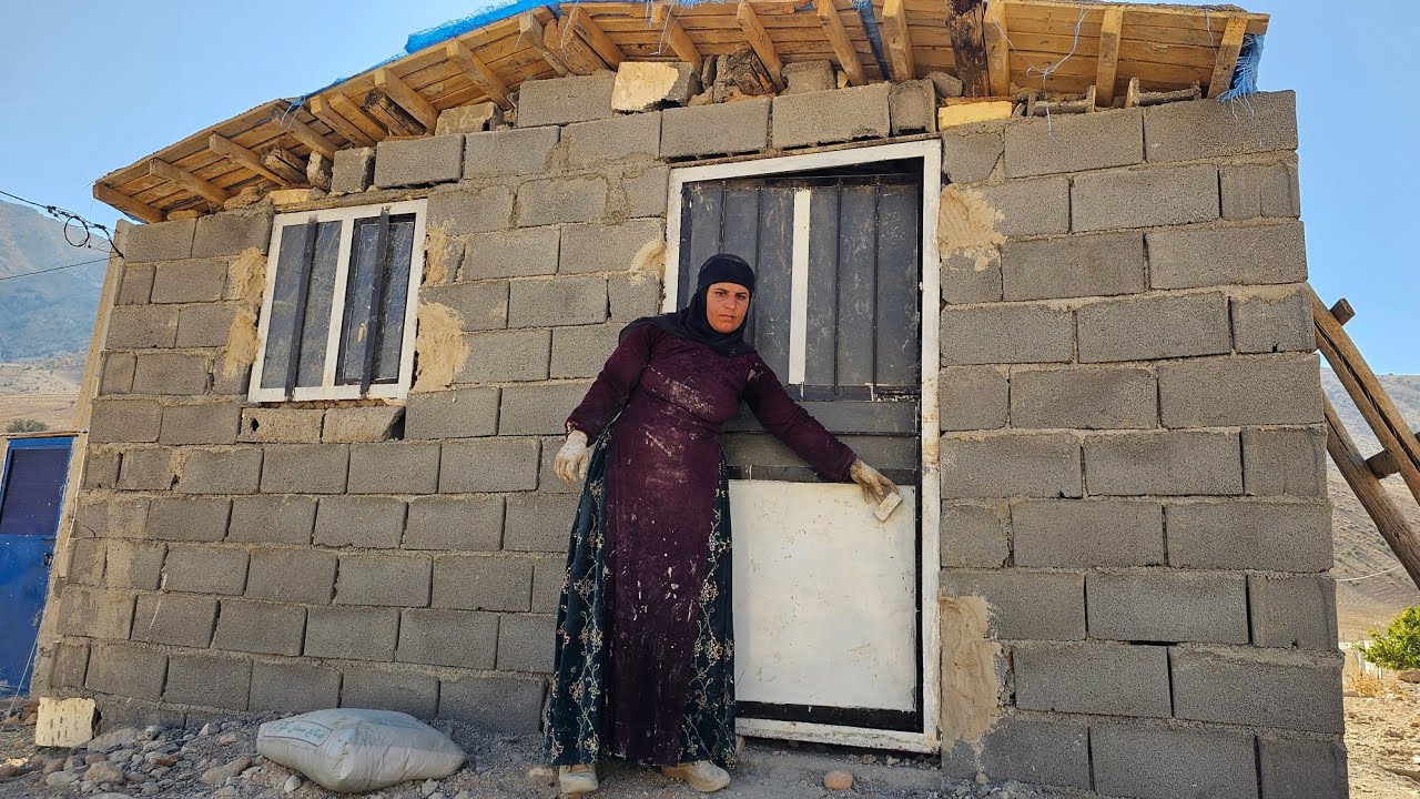 A woman's effort to build a new house - YouTube