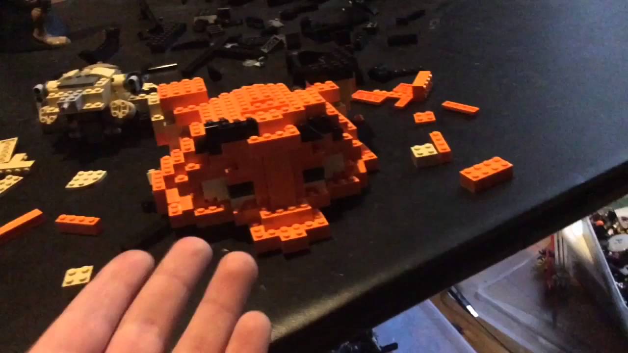 How I build my Lego head busts +Lego sneak peek - YouTube