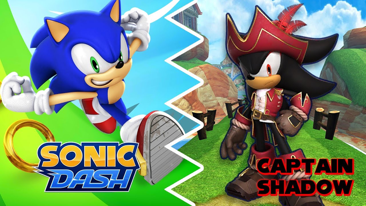 Sonic Dash - Captain Shadow (Max. Level) Gameplay - Sonic Dash x ...