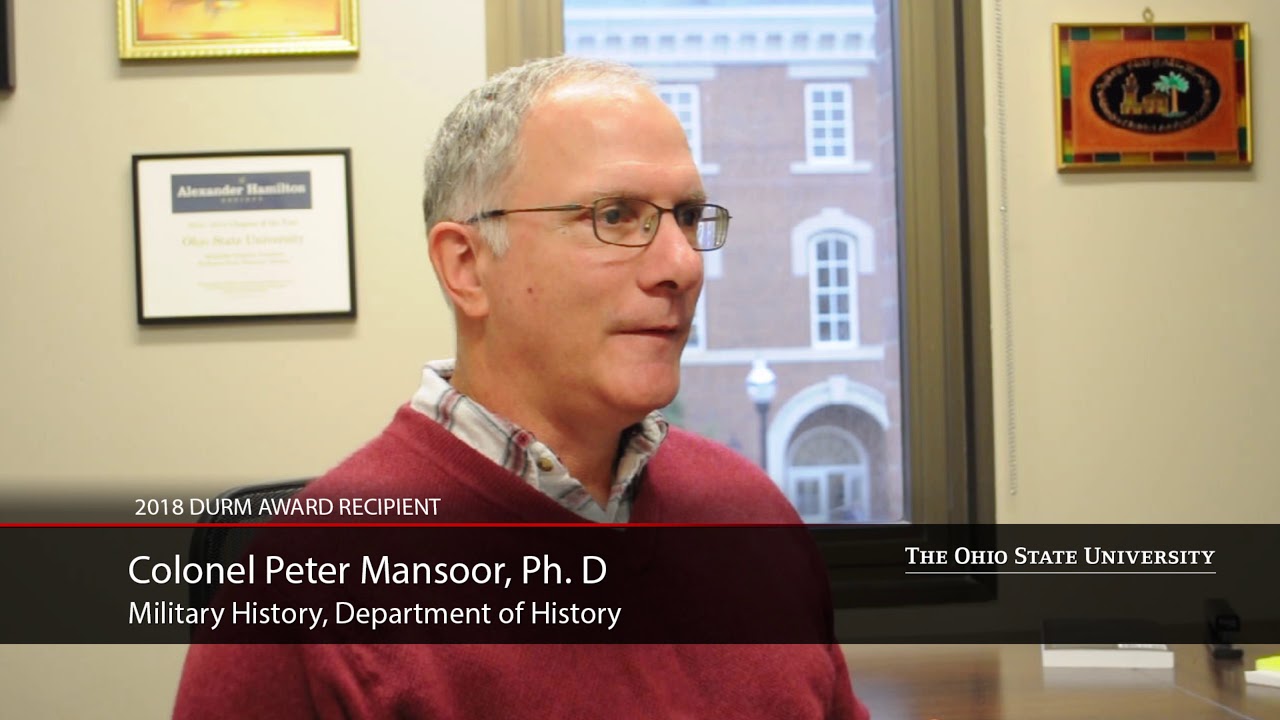 Mentor Series: Dr. Peter Mansoor - YouTube