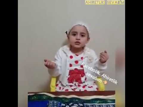 dua eden kucuk kiz