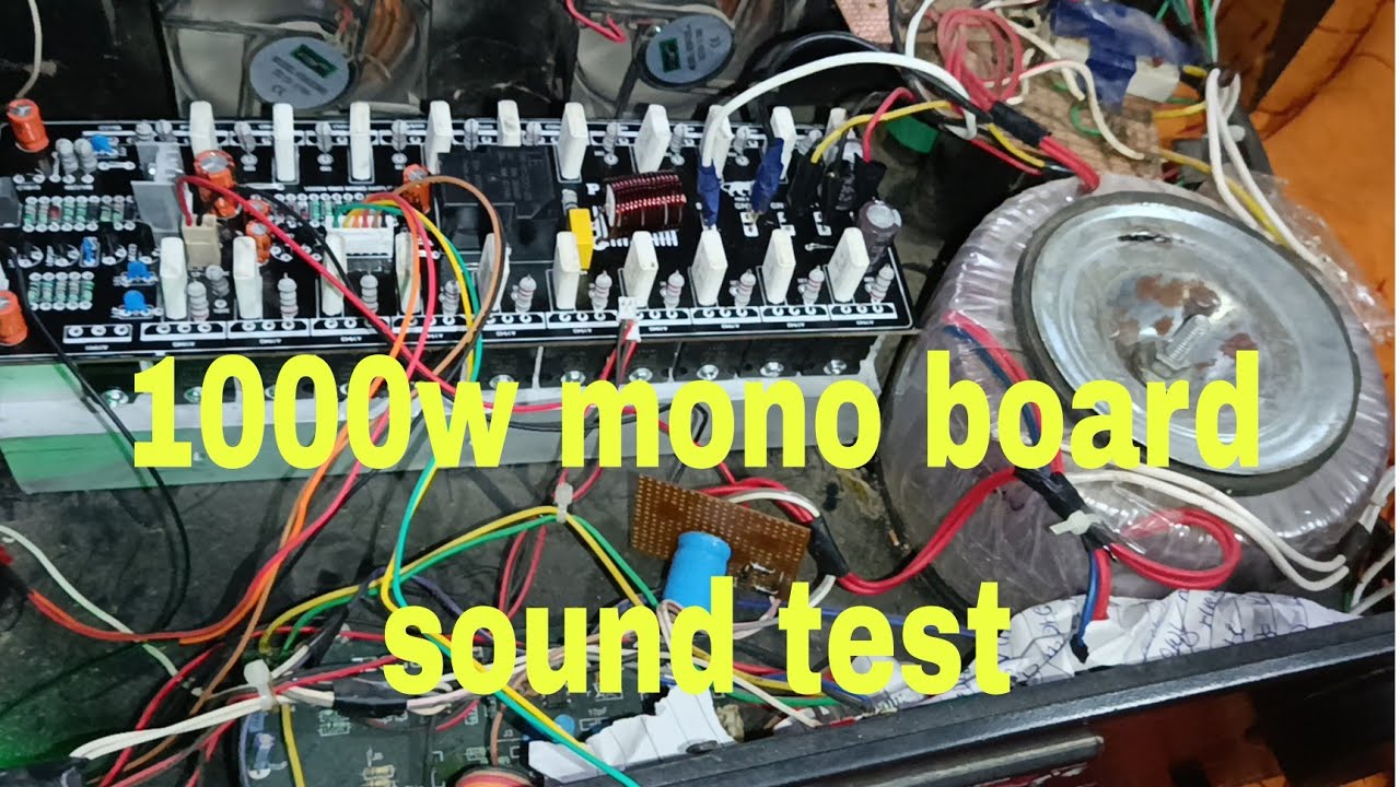 1000w mono board|| #amplifier sound test dj box|| 100amplifire dj mr ...