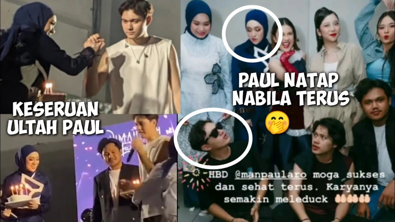 So Sweet Paul Dapat Kejutan Ultah Dari Nabila, Salma,Rony & Lainnya ...