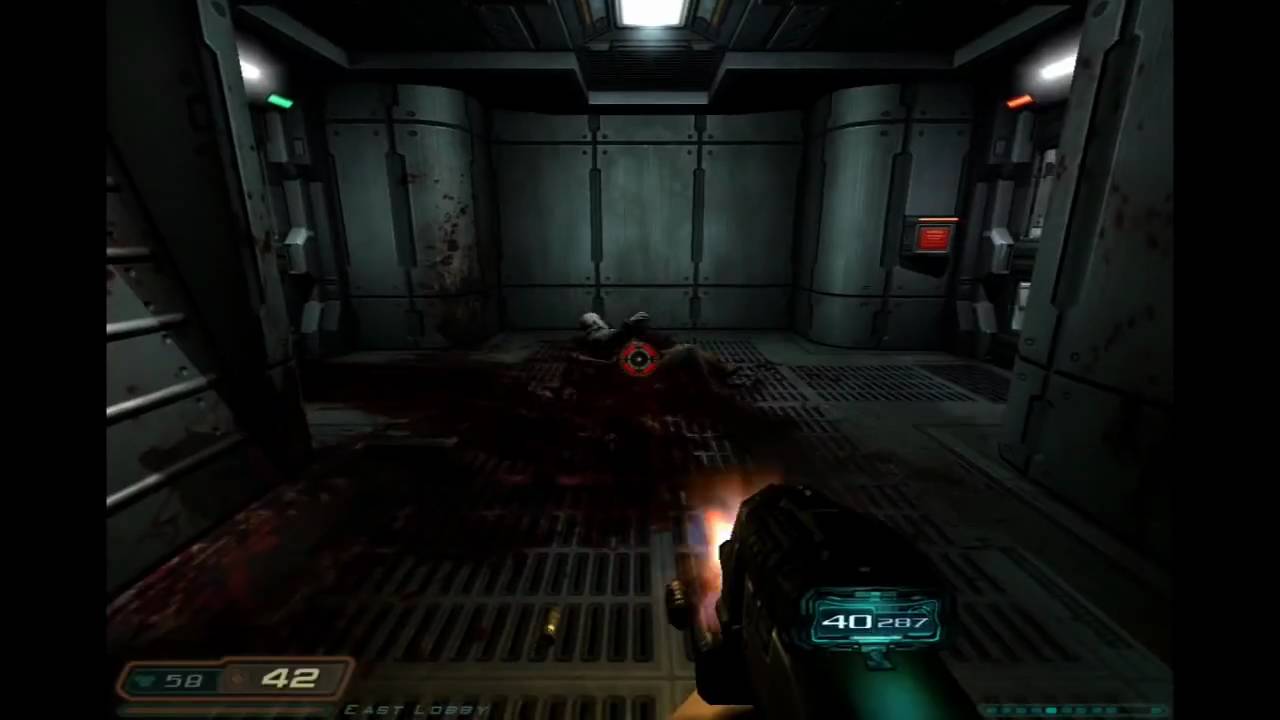 Doom 3 - Delta Labs Level 2 (South End) - YouTube