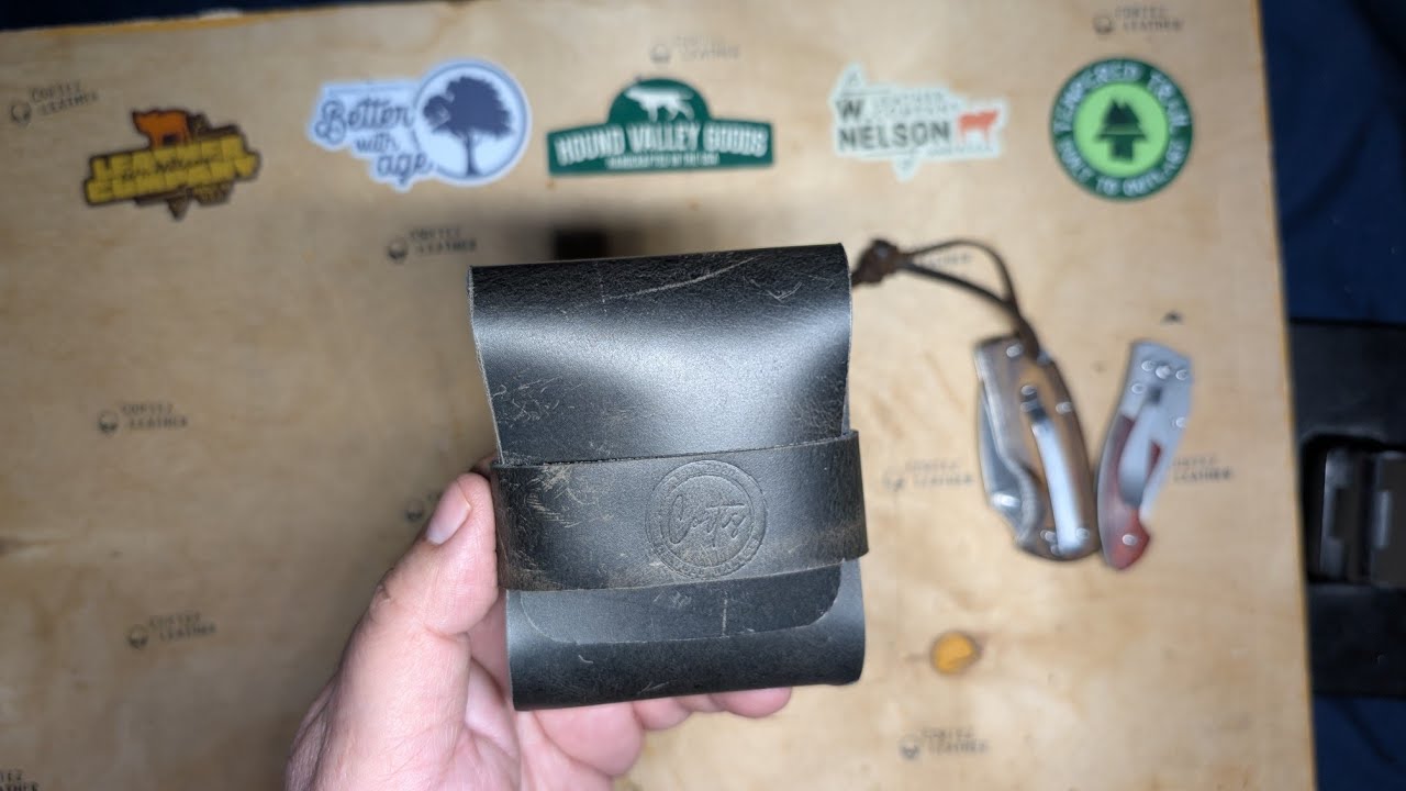 The "By-Tor" Wallet by Cortez Leather EDC Minimalist Card Case - YouTube