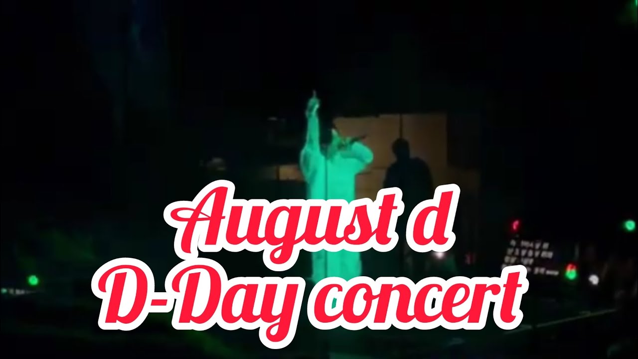 Suga August d D-Day concert at belmont park 26.04.2023 - YouTube