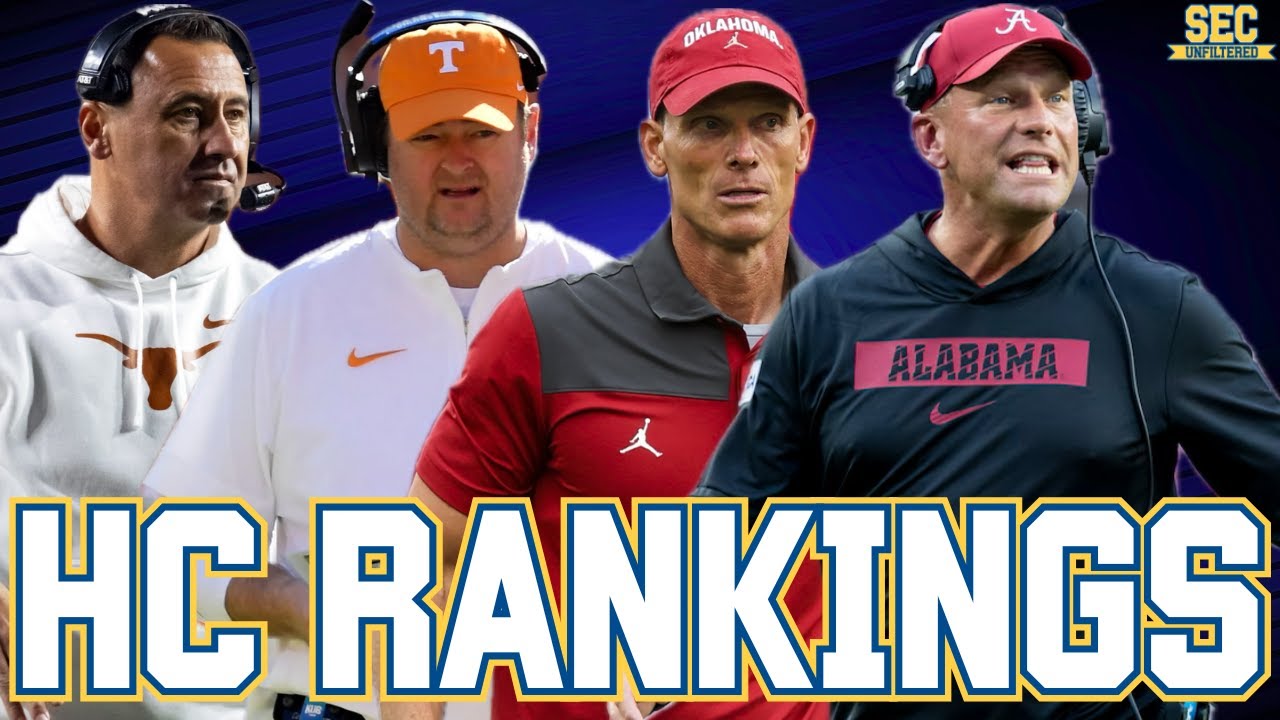 SEC Football HEAD COACH RANKINGS Via Cole Thompson And Dave Shumate ...