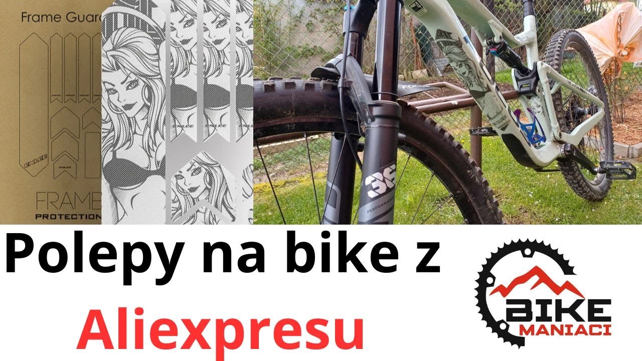 Polepy na bike z Aliexpresu za 10 e - YouTube
