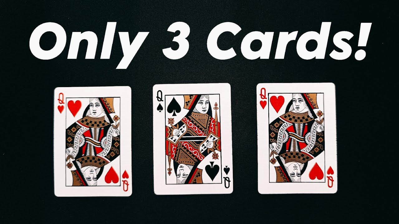 Crazy Card Trick With 3 Cards Tutorial | Fool Your Friends! (In Hindi ...