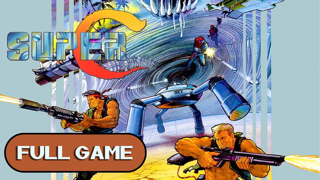 Super C (Super Contra) NES FULL GAME Longplay Gameplay Walkthrough ...
