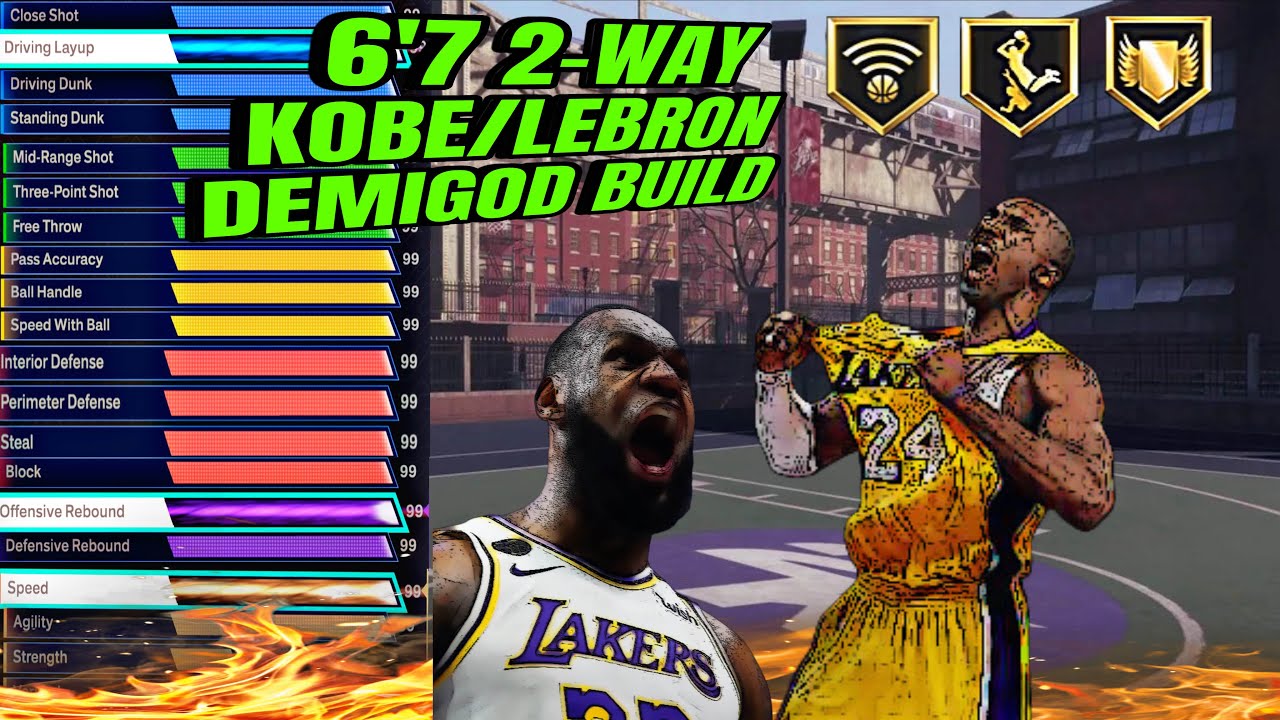 6'7 KOBE/LEBRON BUILD! 2 WAY SCORING/DESTROYER BUILD! - YouTube