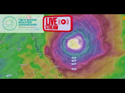 Cyclone Kirrily - QLD Track & Weather Forecast - YouTube