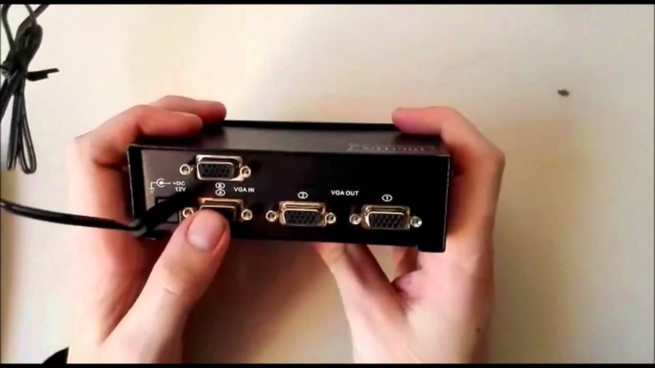 VGA Video Matrix Splitter - YouTube