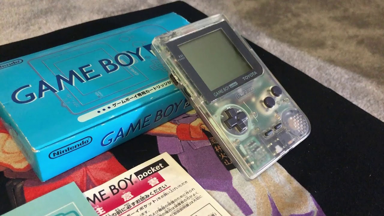 Découverte Gameboy - Console Gameboy Pocket Toyota Commercial - YouTube